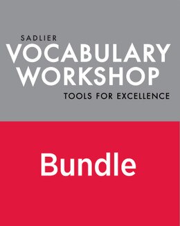 Vocabulary Workshop, Tools for Excellence, Digital Assessment Bundle ...